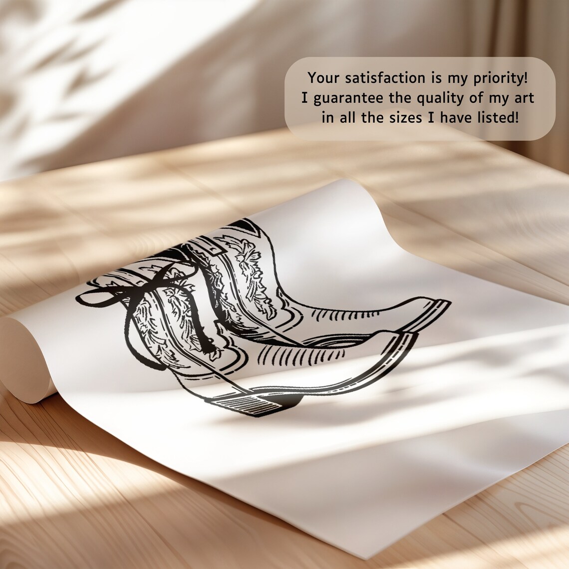 Girly Halloween Wall Art, Spooky Western Poster, Southern Gothic ...