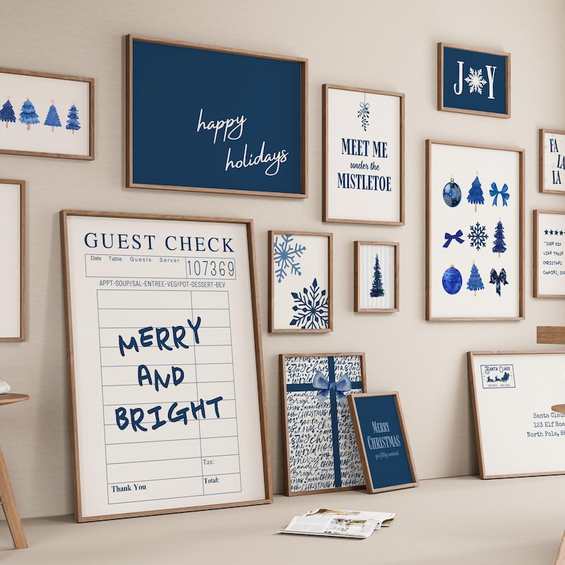 Navy Christmas Decor - Etsy