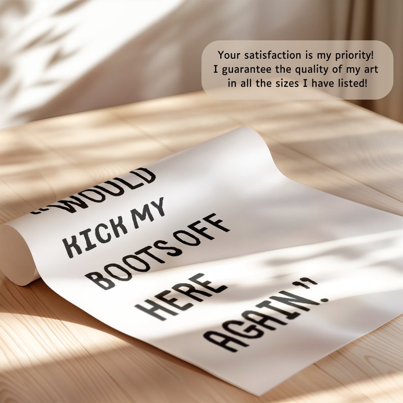 Minimalist Western Print, Trendy Typography Poster, Aesthetic Apartment ...