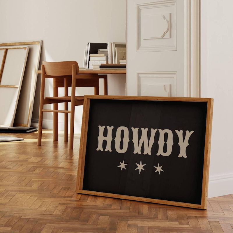 Howdy Sign - Etsy