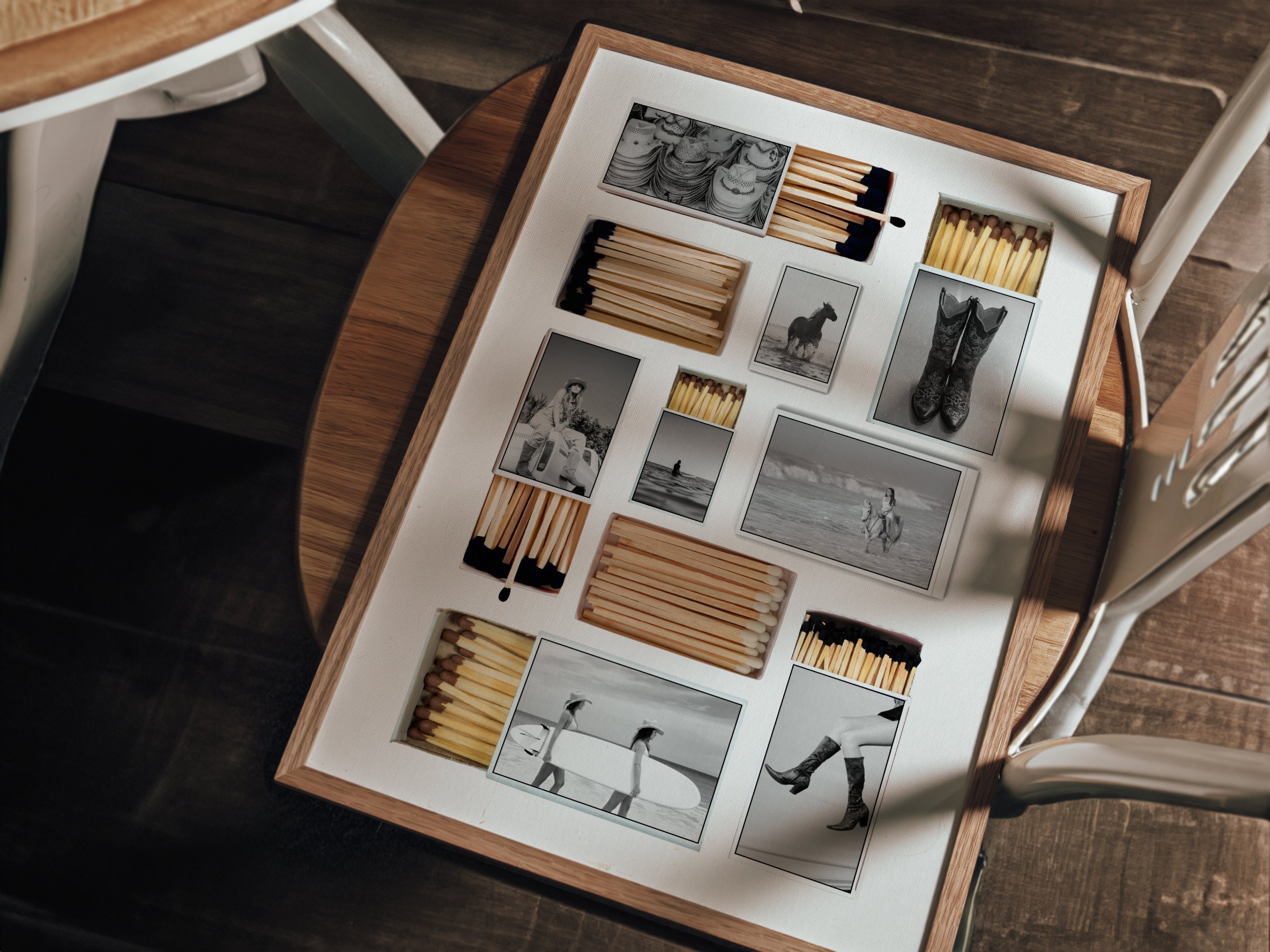 Coastal Cowgirl Matchbox Print, Trendy Newspaper Print, Retro Matchbook ...