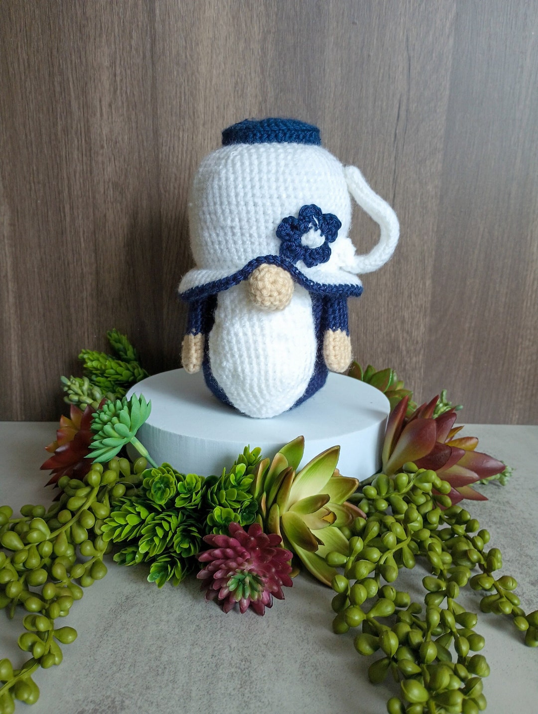 Teacup Gnome blue - Etsy