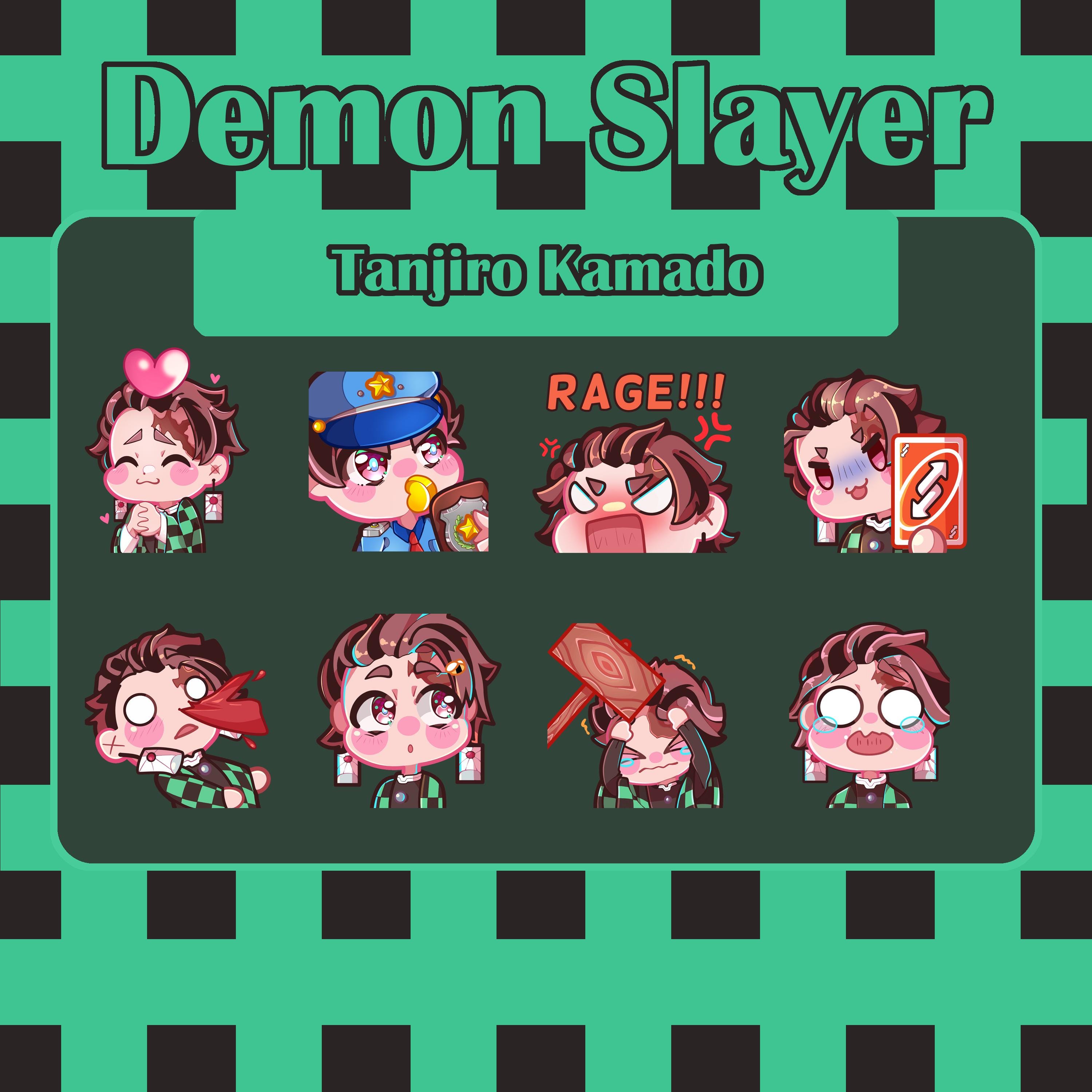 Cute Chibi Sword Boy Emote Set | Anime-inspired Streamer Emotes ...