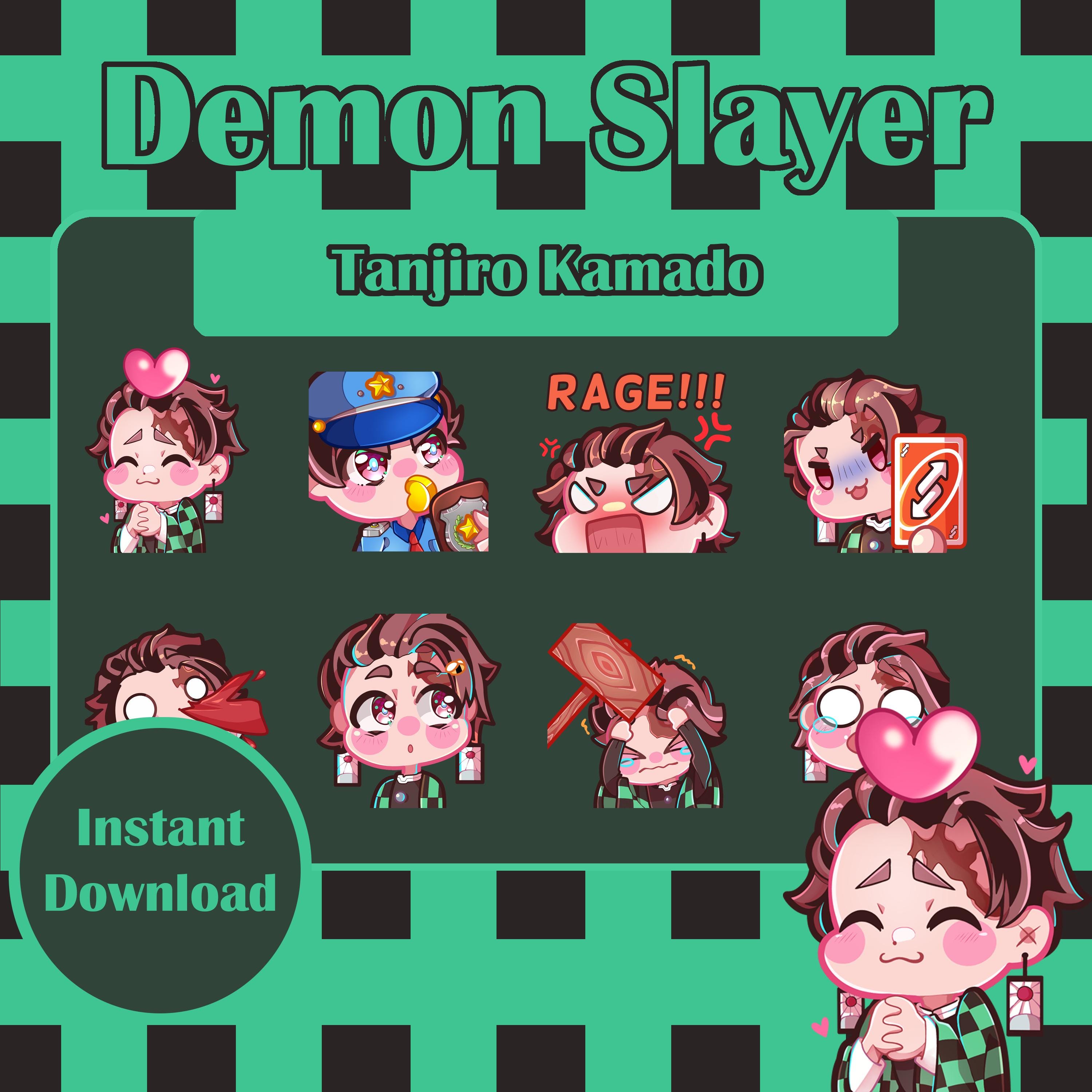 Cute Chibi Sword Boy Emote Set | Anime-inspired Streamer Emotes ...