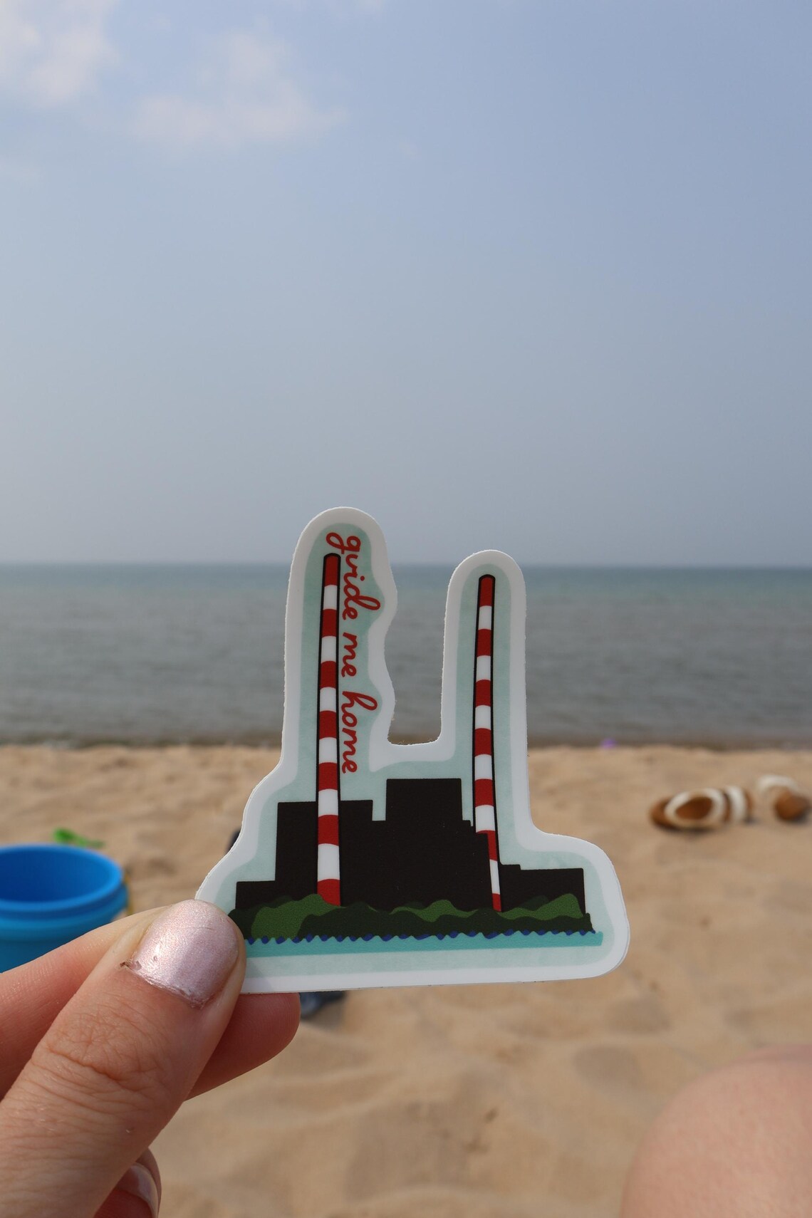 Downriver Michigan DTE Stacks Vinyl Magnet: Detroit River Souvenir - Etsy