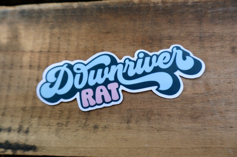 Downriver Rat Vinyl Sticker, Downriver, Michigan, Grosse Ile, Trenton ...