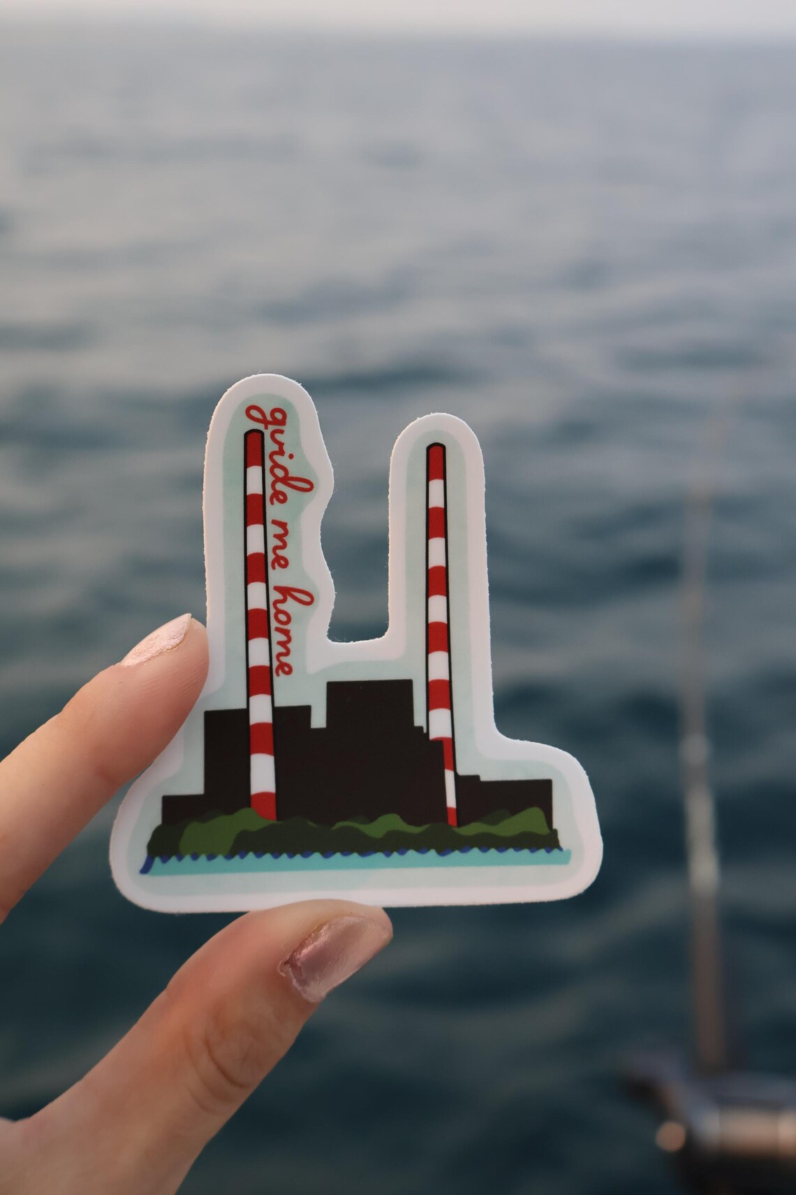 Downriver Michigan DTE Stacks Vinyl Magnet: Detroit River Souvenir - Etsy