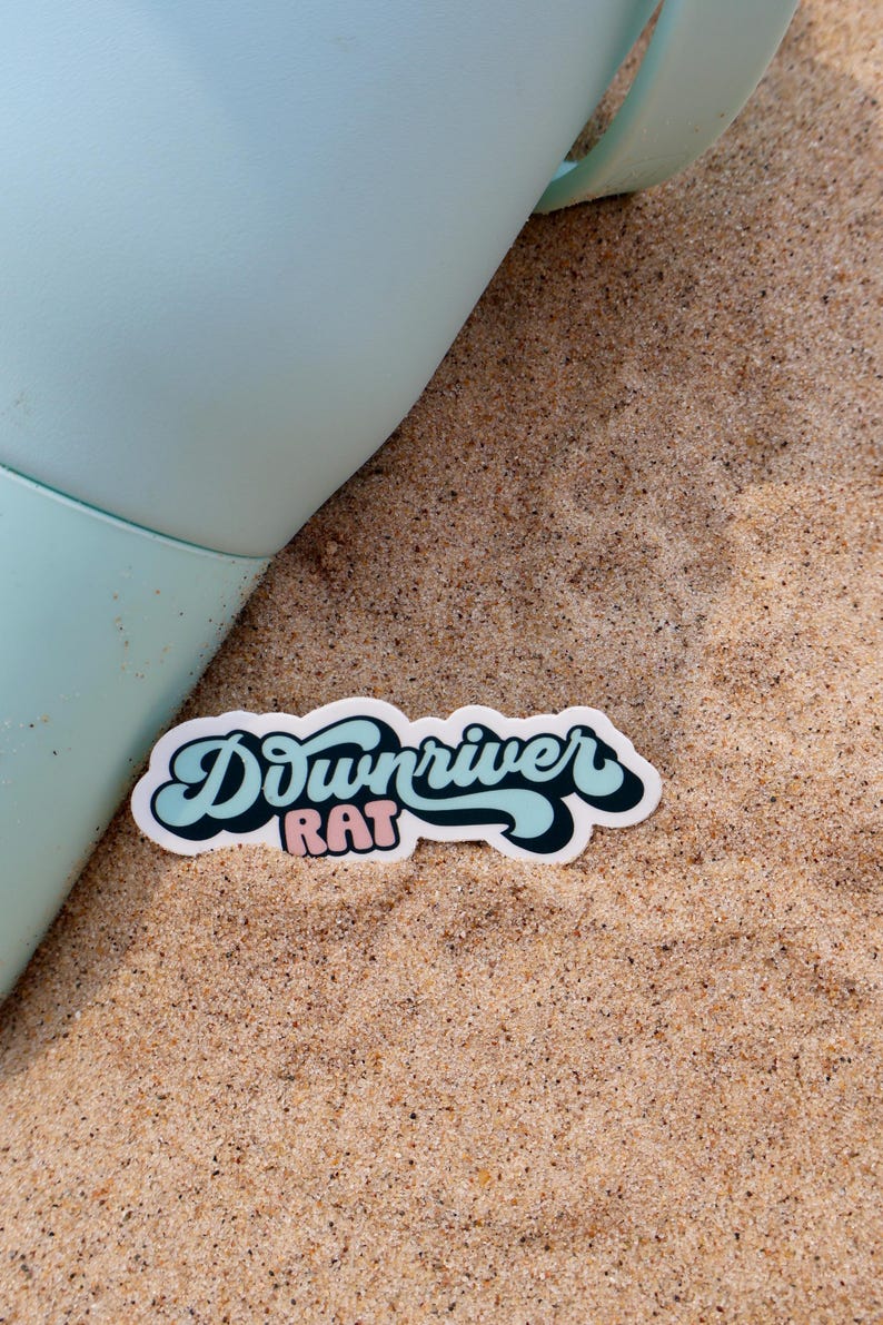 Downriver Rat Vinyl Sticker, Downriver, Michigan, Grosse Ile, Trenton ...
