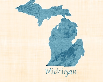 Michigan State Floral SVG PNG Digital Download - Etsy