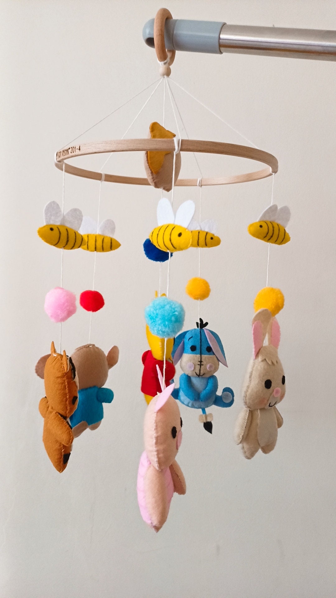 Winnie the Pooh Baby Mobile - Etsy