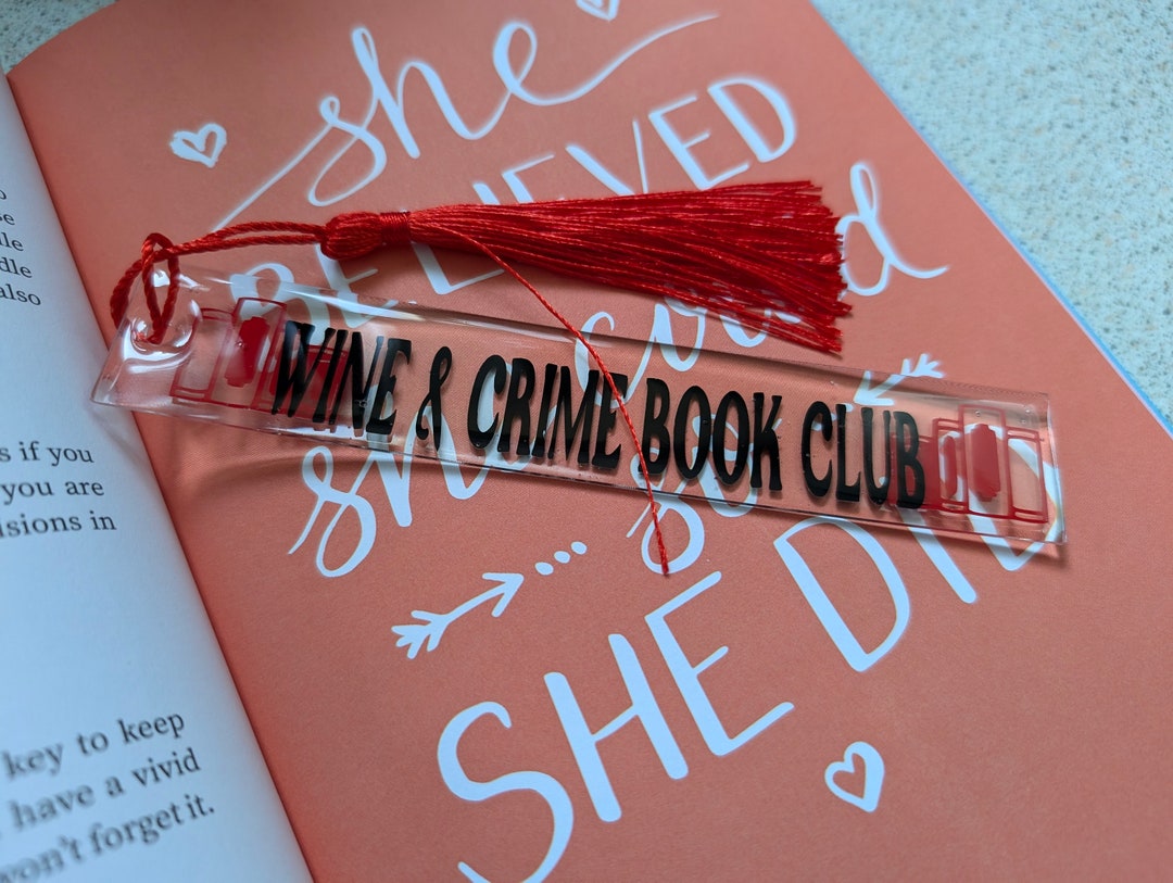 Wine and Crime Book Club - Etsy