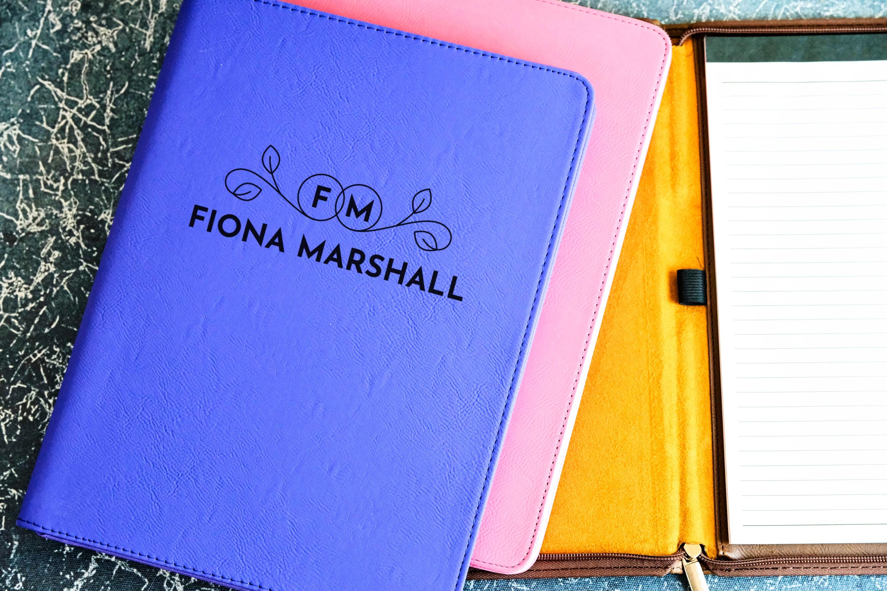 Custom Company Logo Portfolio, Personalized Engraved Business Portfolio ...