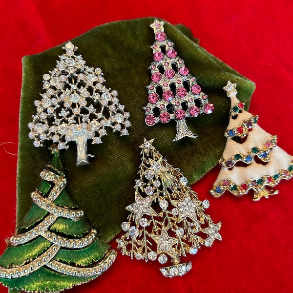 Christmas Tree Pins - Etsy