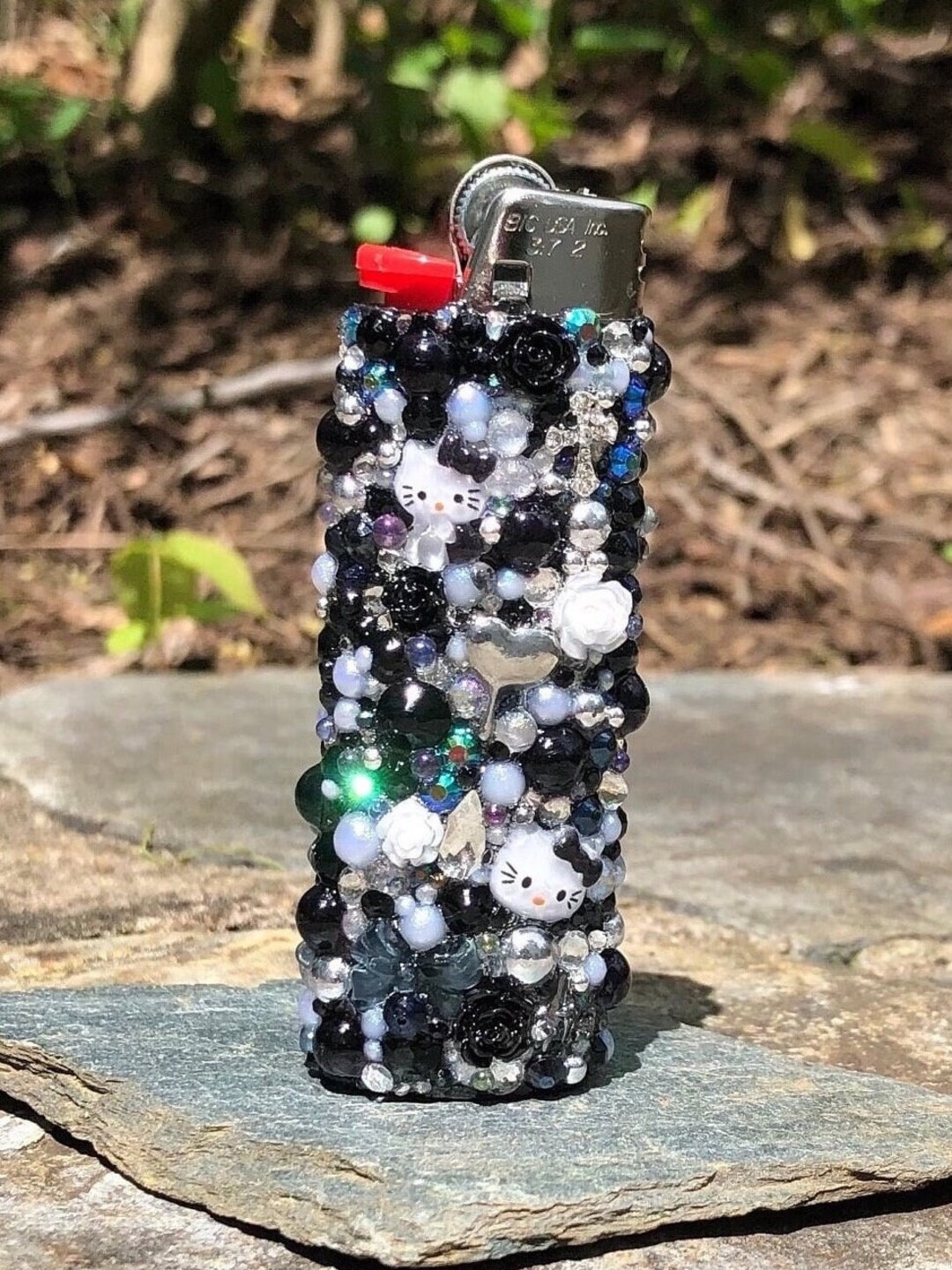 Hello Kitty Trainwreck Bedazzled Lighter - Etsy