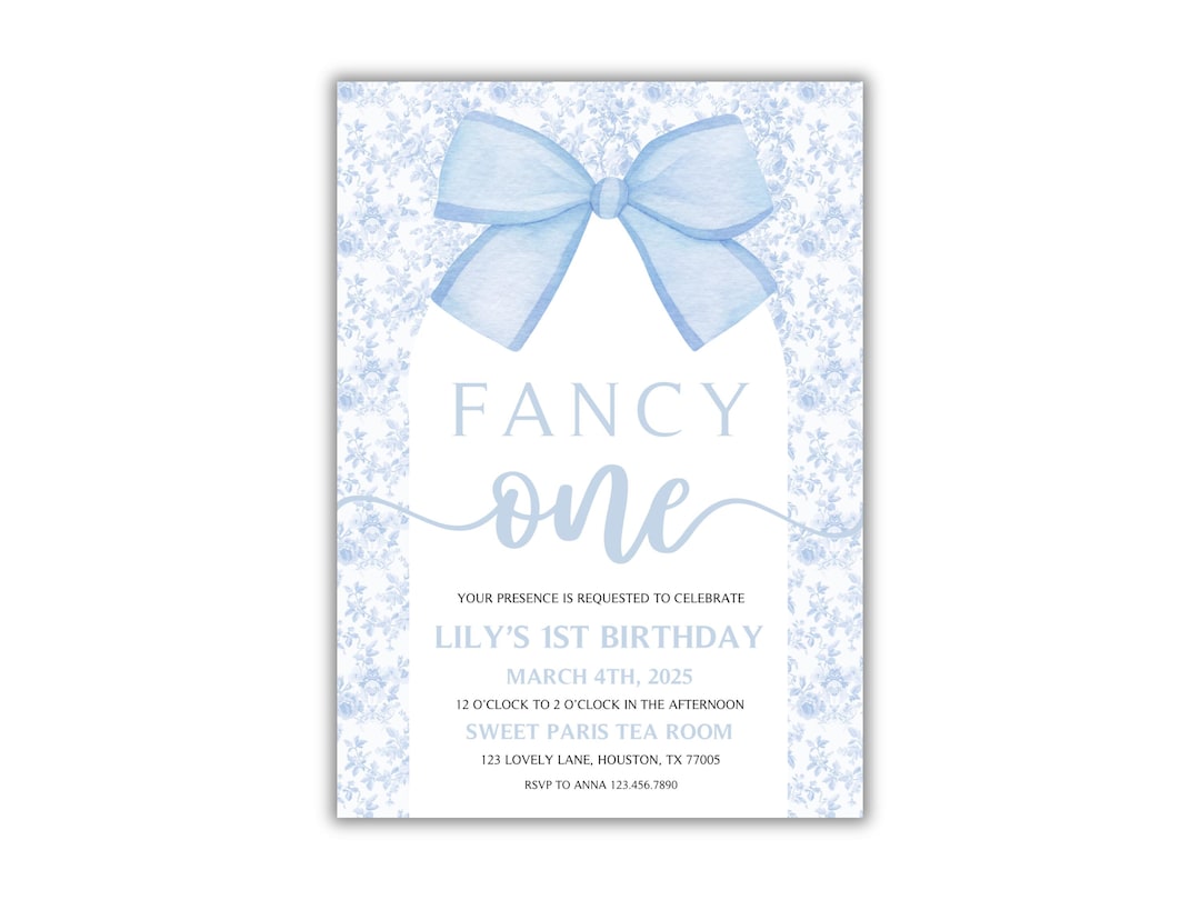 Fancy One Love Shack Fancy 1st Birthday Party Invitation I Instant ...