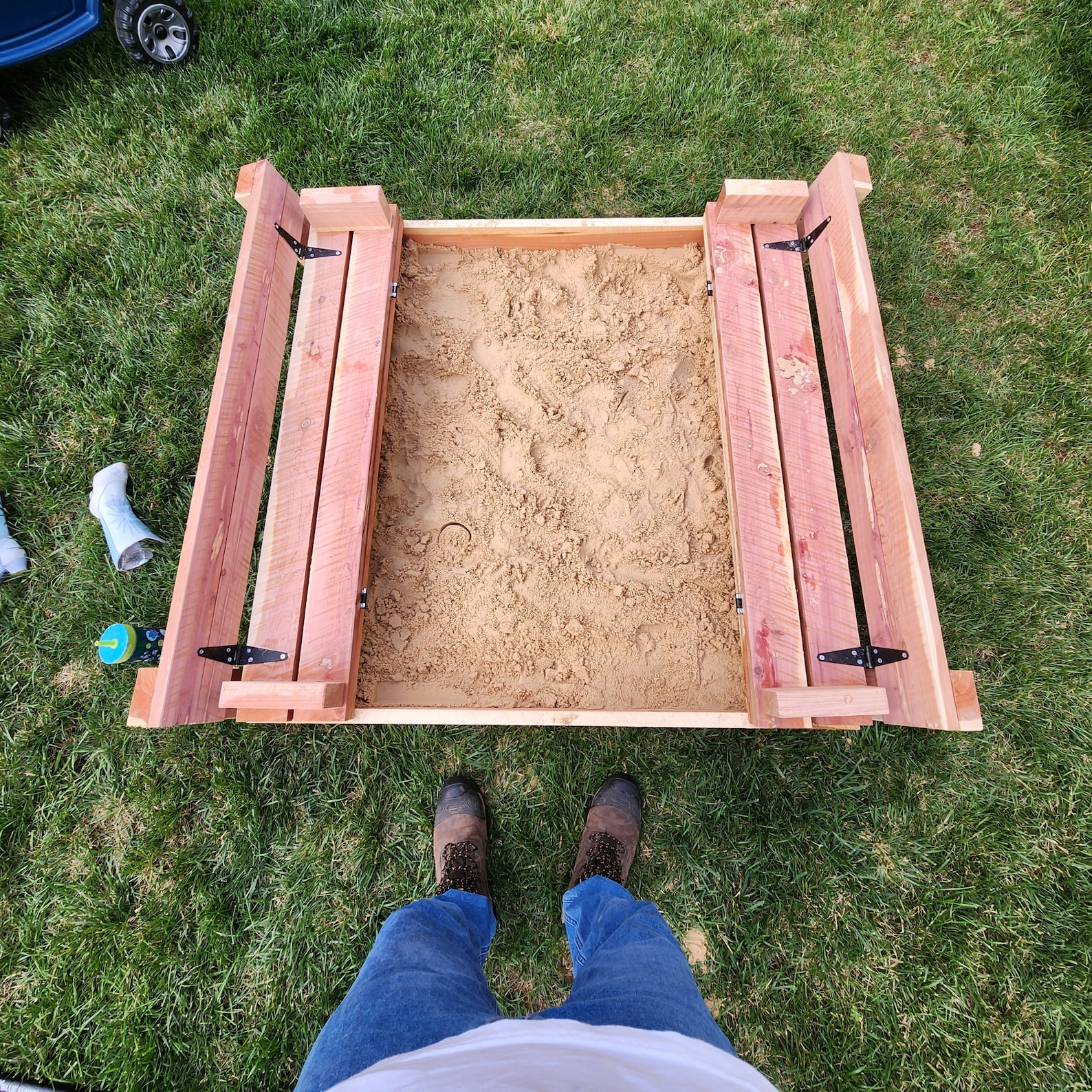 DIY Sandbox W/ Bench Seats Build Plan PDF Download - Etsy