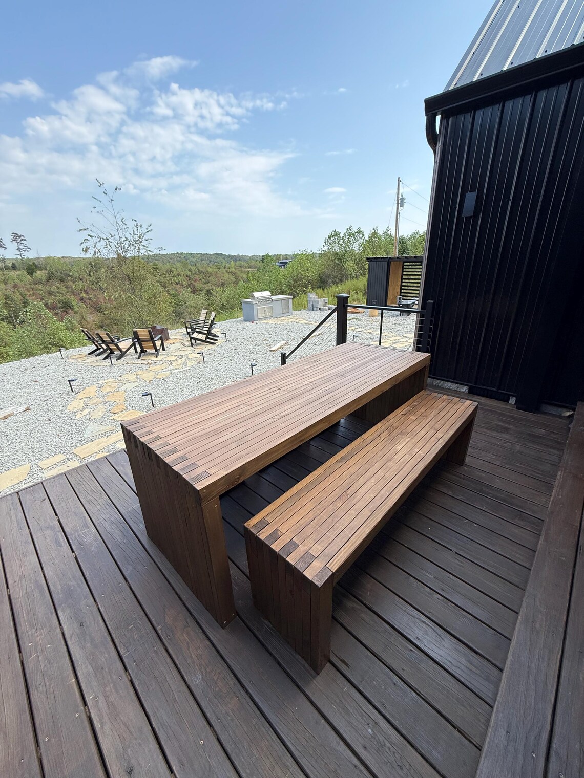 DIY Modern Outdoor Dining Table Set - Build Plan - PDF Download - Etsy