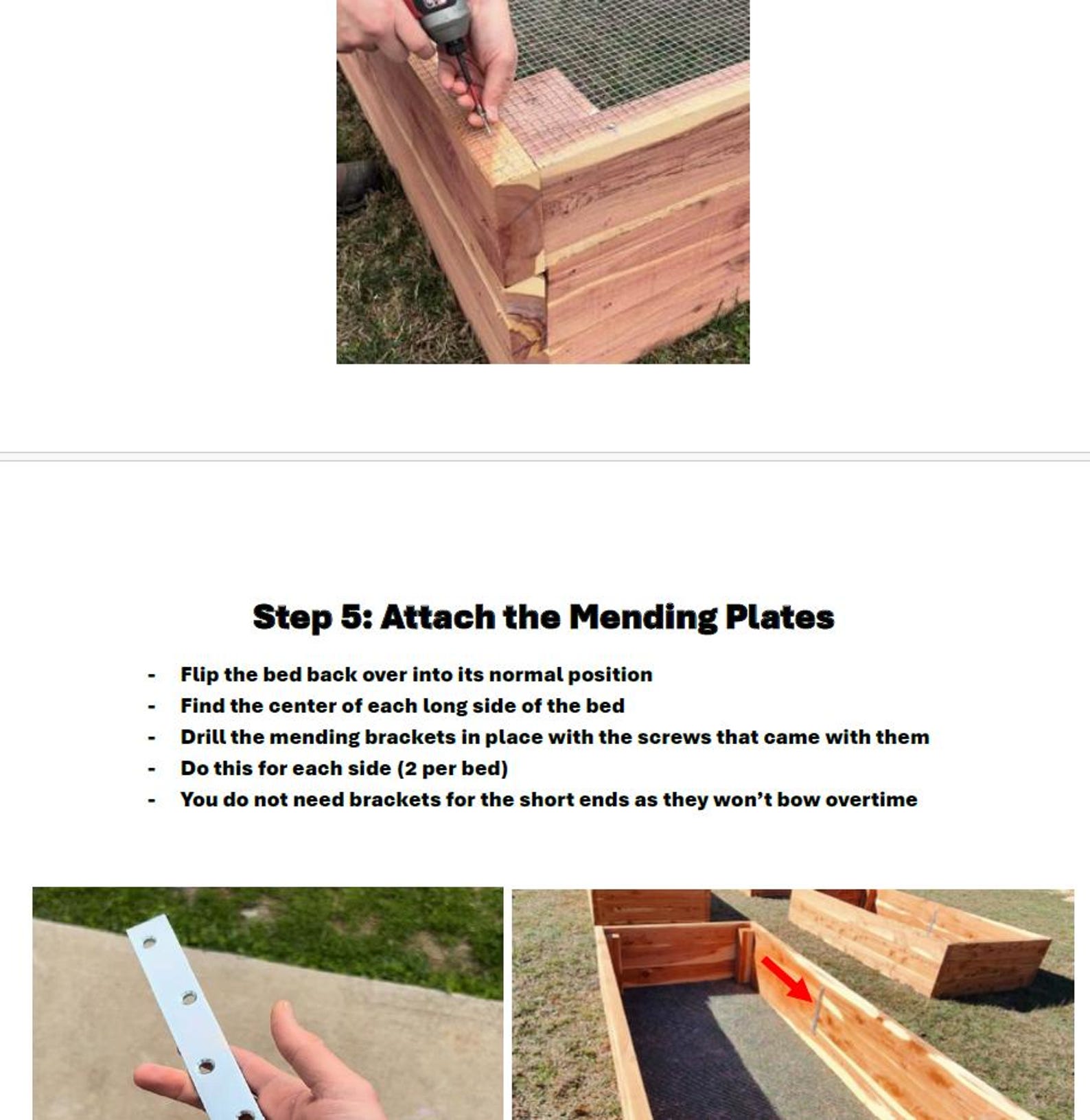 DIY Cedar Garden Bed (4ftx8ft) - PDF Download - Etsy