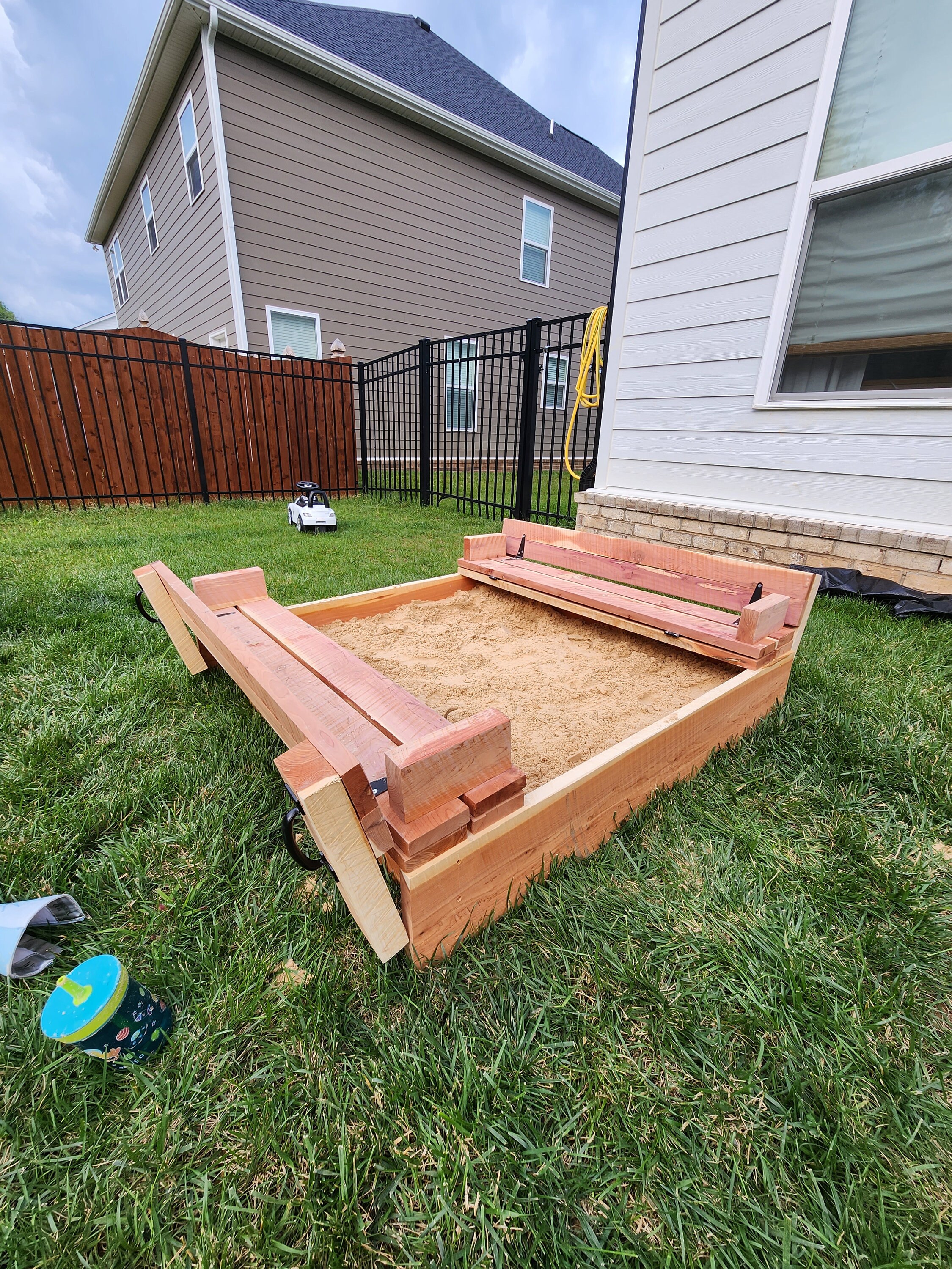 Sandbox With Bench Seats - Build Plan (PDF Download) - Etsy