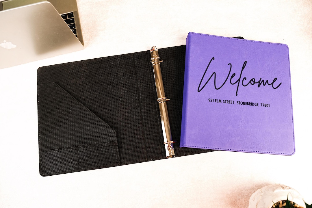 Custom Welcome Binder, Airbnb Welcome Book, Hotel Guide Book, Guest ...