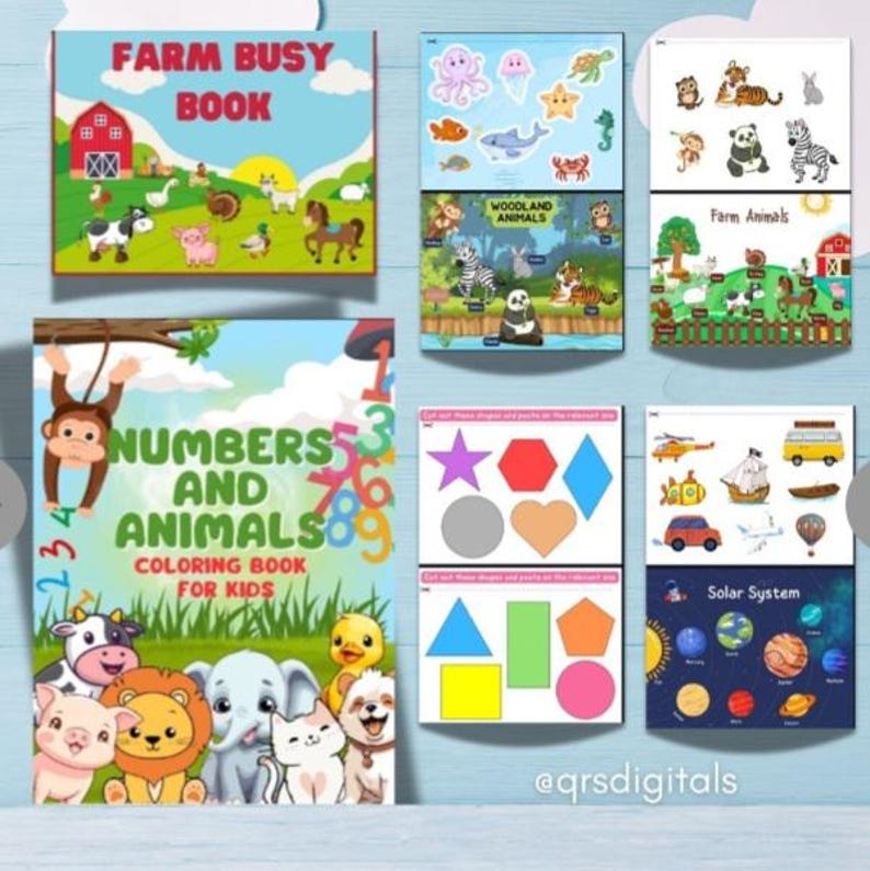 Kiddie Bundle Kids Learning Materials Educational Printable Instant ...