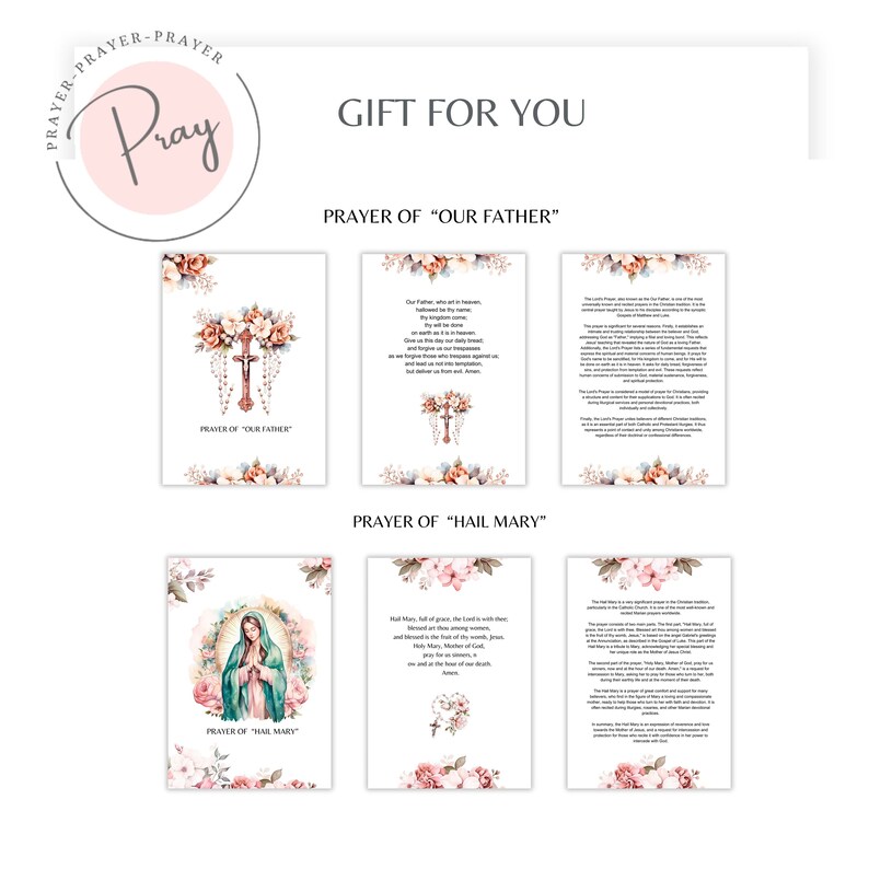 Prayer the Devotion of the First Five Saturdays,digital Prayer to ...