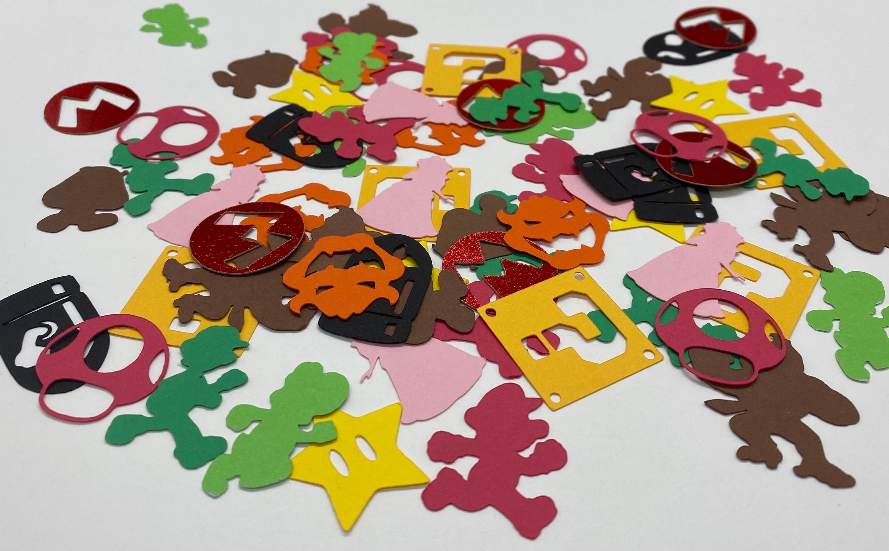 Super Mario - Gamer Birthday Party Confetti - Etsy