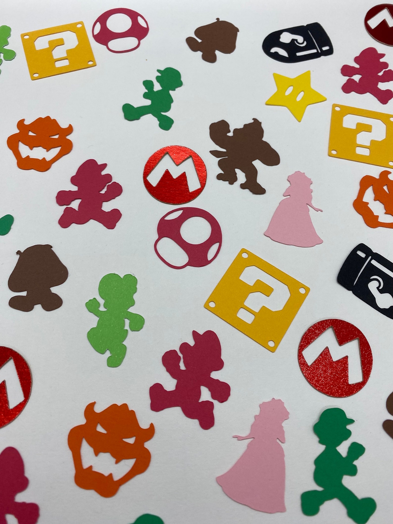 Super Mario - Gamer Birthday Party Confetti - Etsy