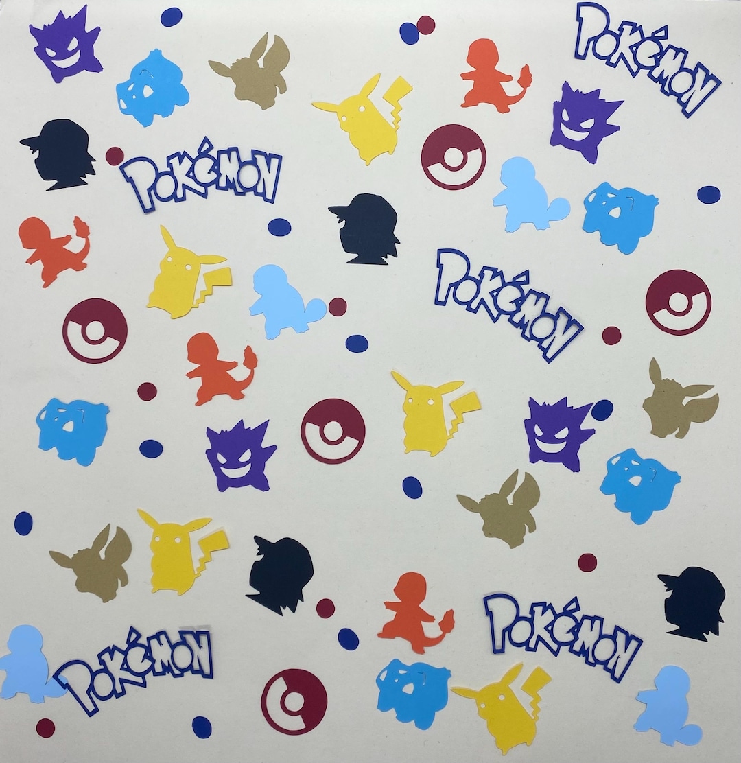 Pokémon - Birthday Party Confetti - Etsy