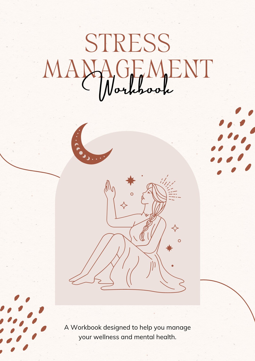 Stress Management Workbook - Etsy