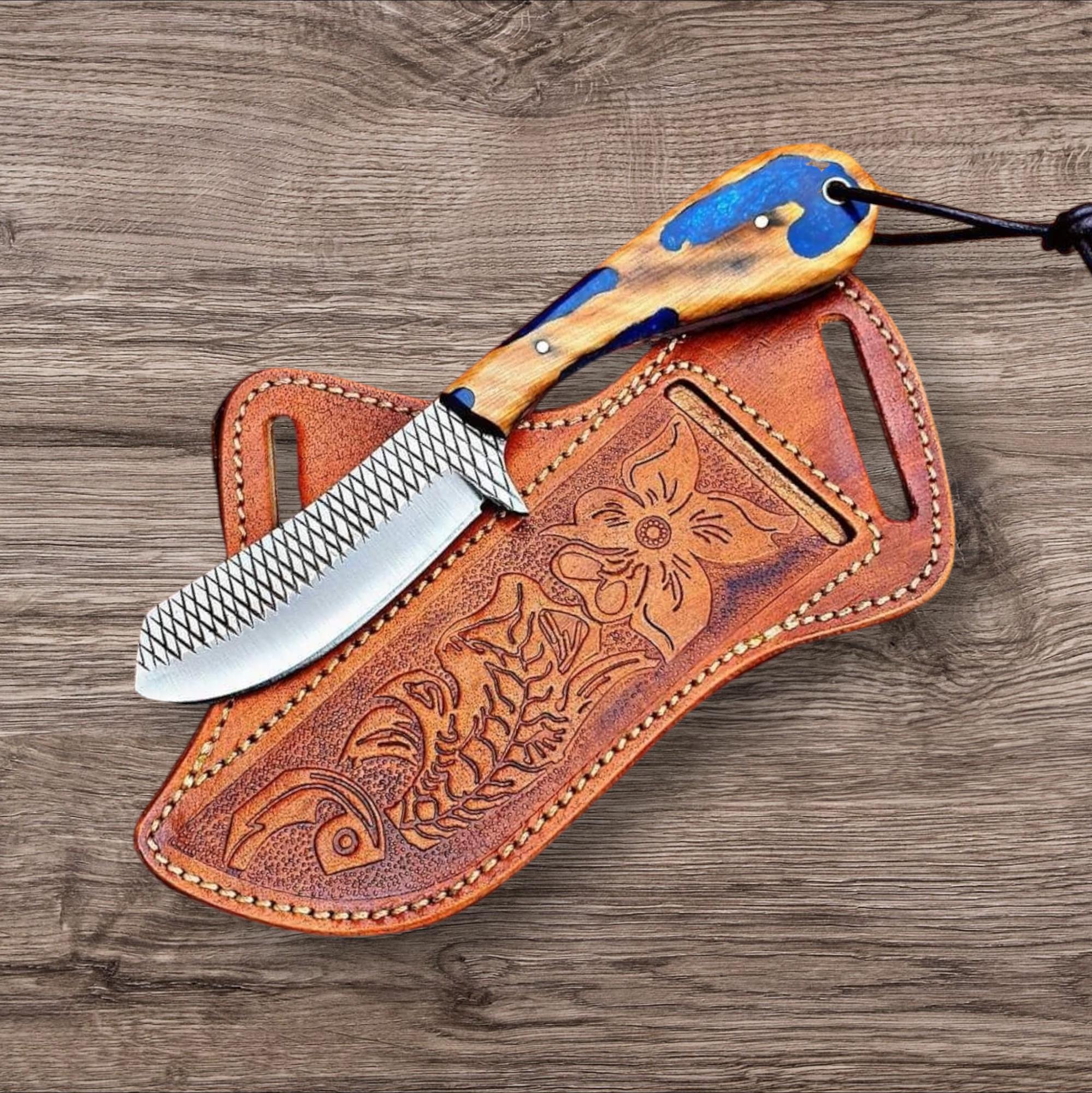 Rasp Skinner Western Cowboy Knife - Etsy