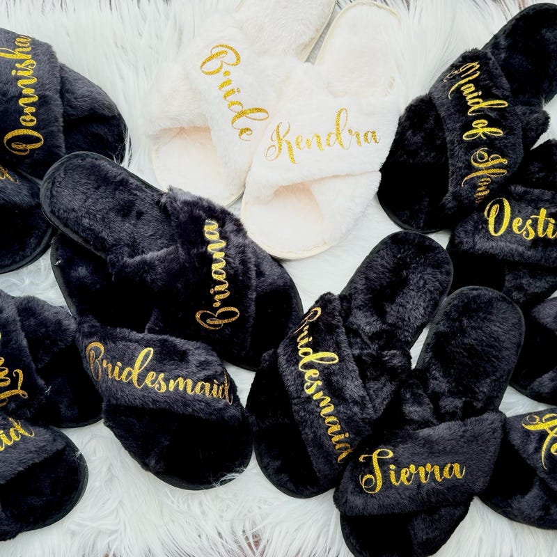 Custom Slippers - Etsy