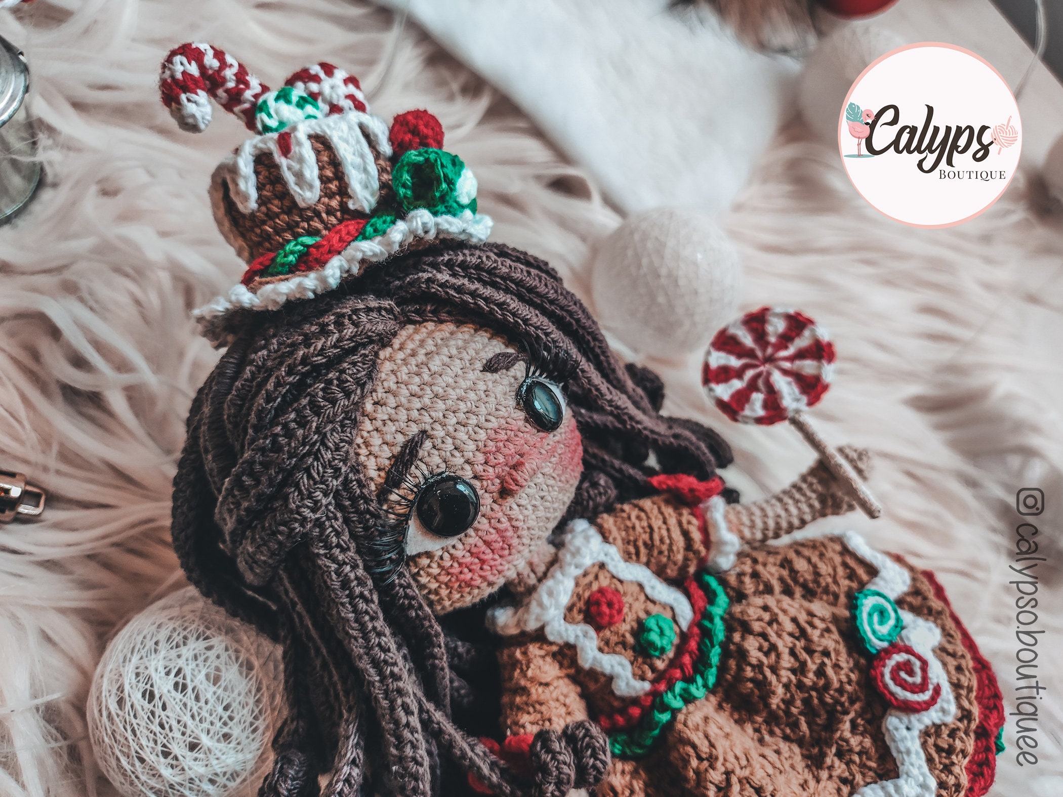 Gingerbread Doll Amigurumi Pattern / Ginger and Gingy Pdf Pattern ...