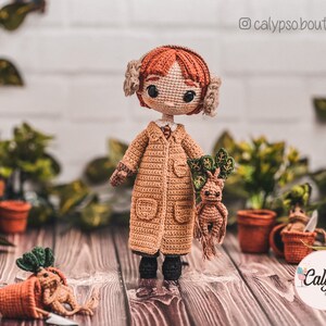 Patrón Ronald W, el mago pelirrojo en amigurumi / Patrón en PDF ...