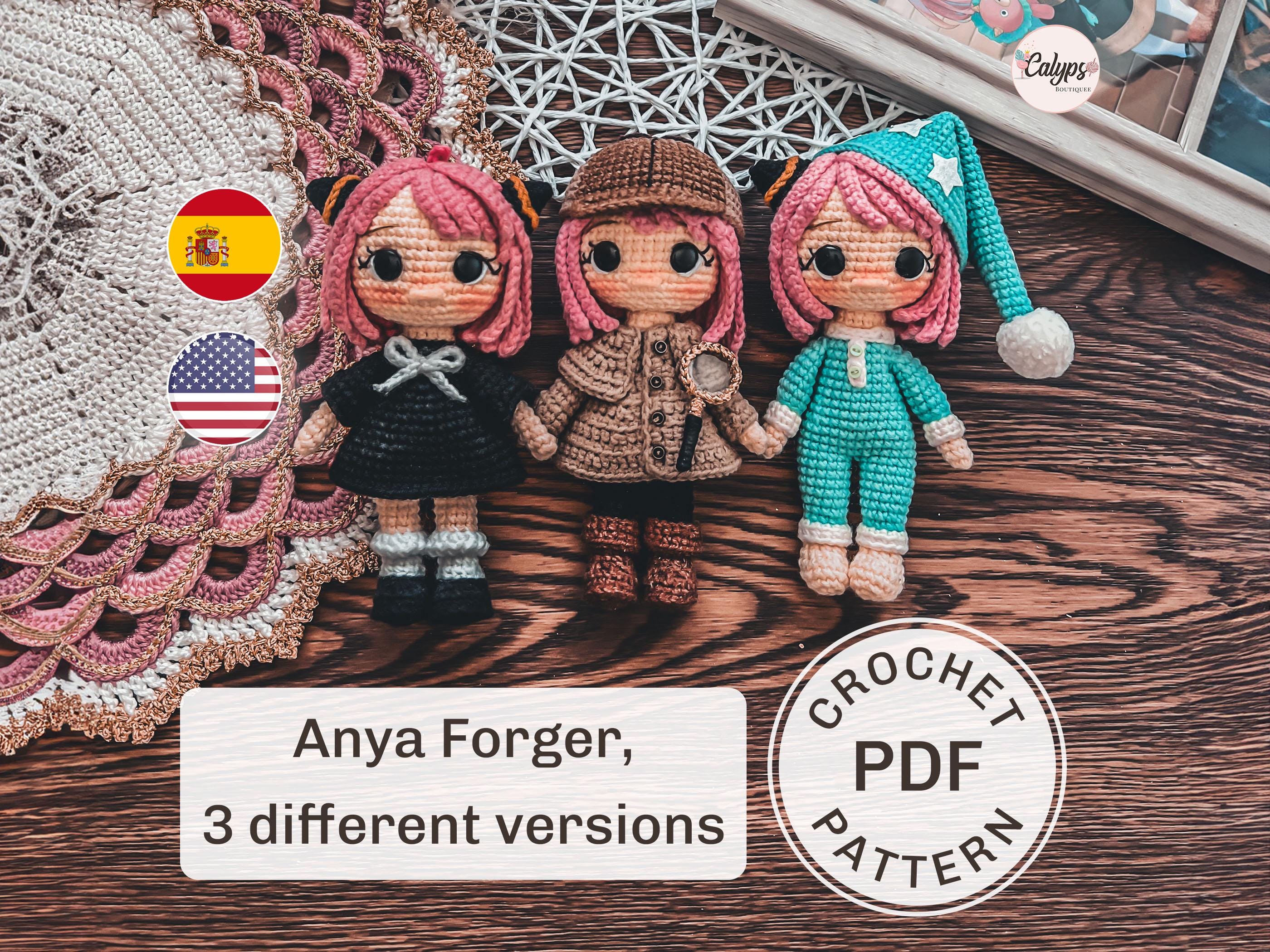 Anya Doll Amigurumi Pattern, in 3 Different Versions / Crochet / PDF ...