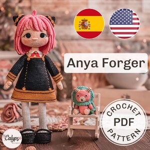 Anya Doll Amigurumi Pattern / Crochet / PDF Pattern / Crochet Doll ...