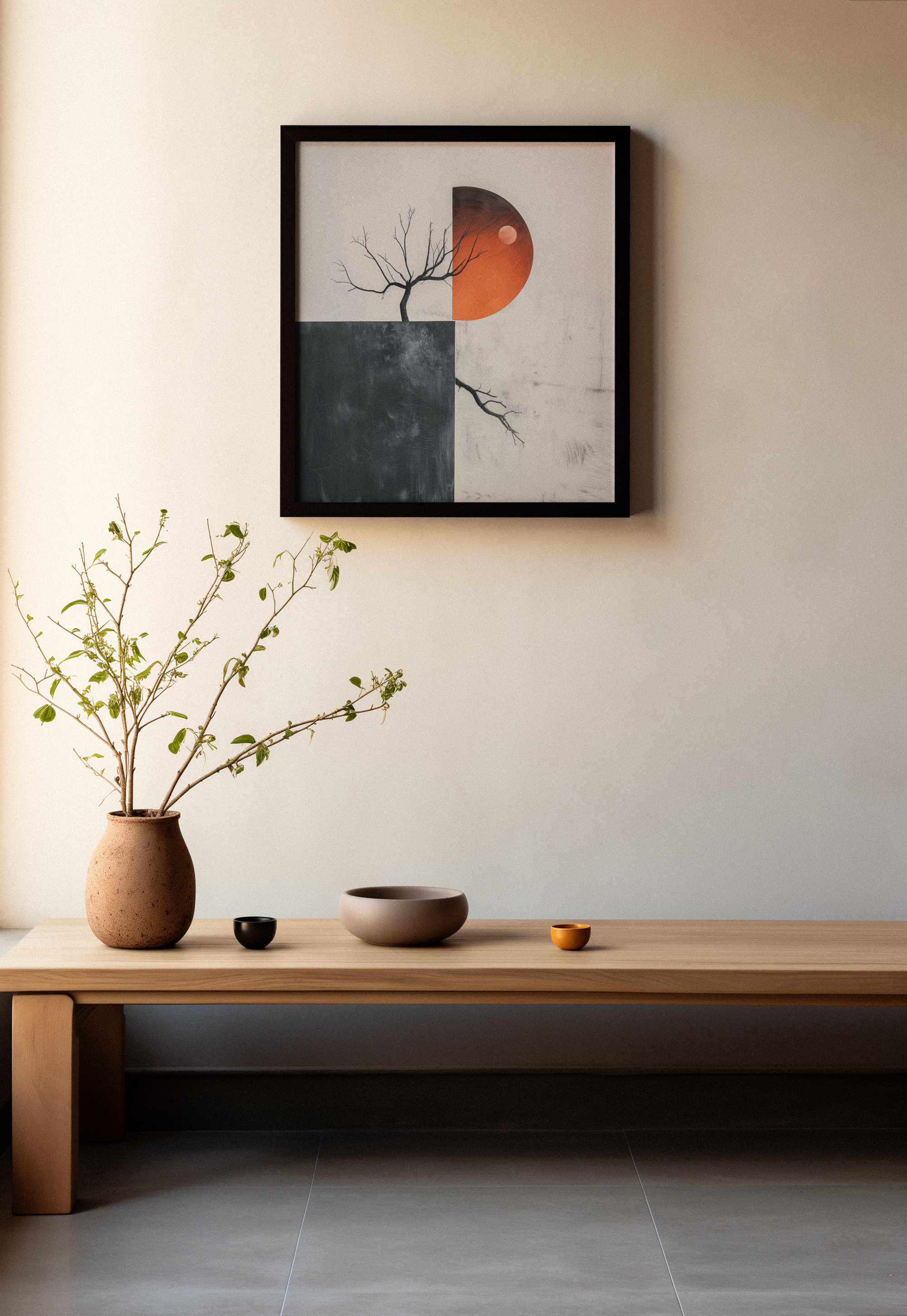 Framed Printed Artwork Modern Abstract Printed Art Framed Art Gift High ...