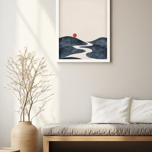 Framed Printed Artwork Modern Abstract Printed Art Framed Art Gift High ...