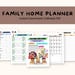 Family Home Planner 2025, Printable & Editable Digital Planner, Monthly ...