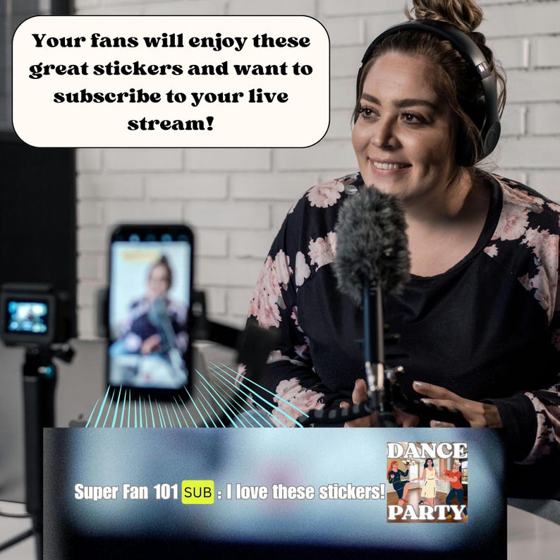 April Tiktok Sub Stickers Pack 50 New Digital Emotes for Tiktok Live ...