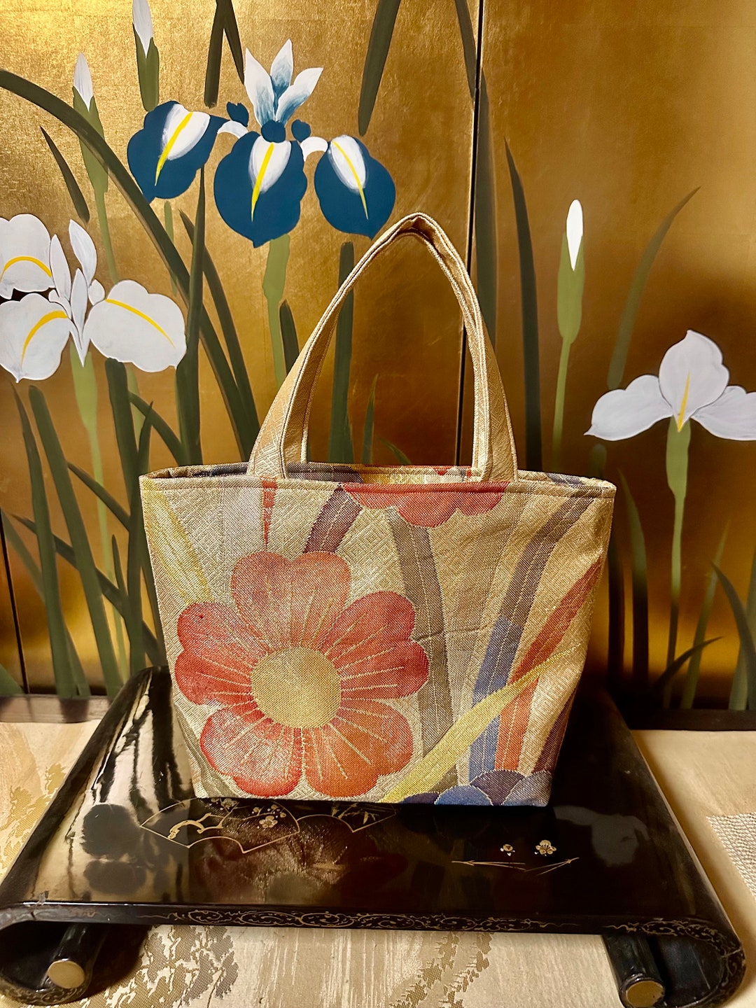 Japanese Bag,japanese Obi,japanese Kimono,tote Bag,silk - Etsy