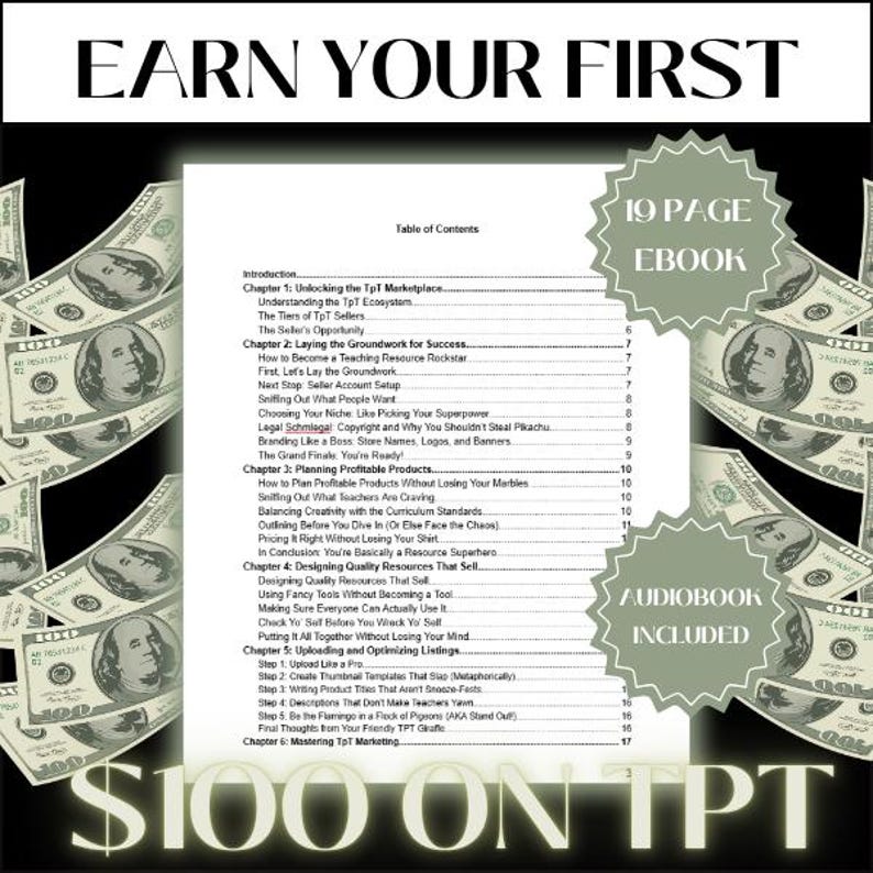 The Ultimate Teacher Side Hustle Guide Ebook and Audiobook | Make Your ...