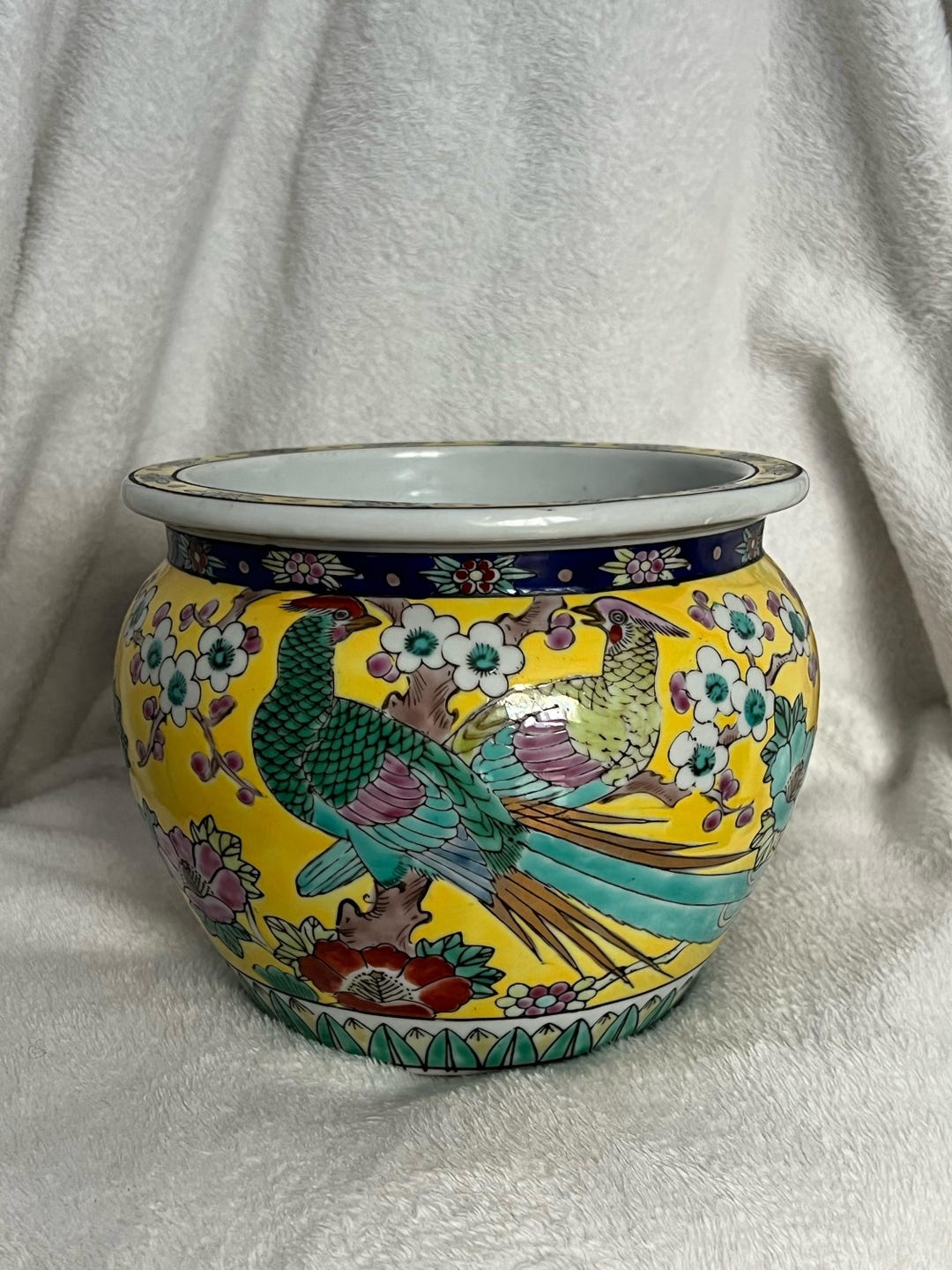 1930 NIPPON TOKUSEI Japanese Hand Painted Porcelain Planter - Etsy