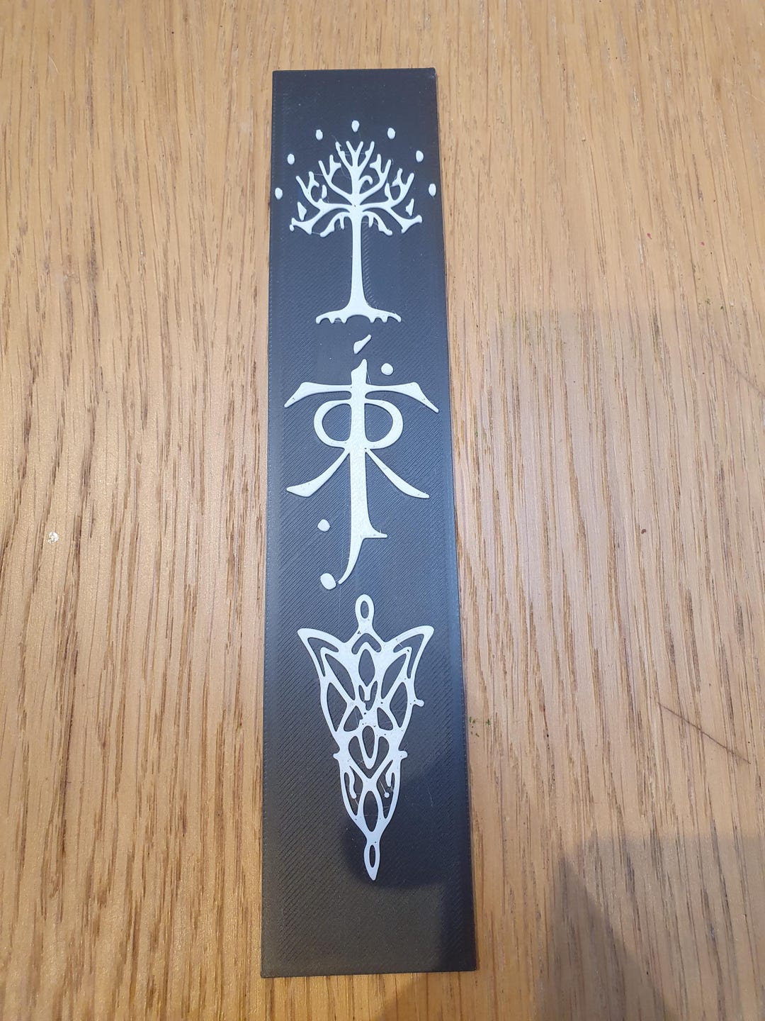 Lord of the Rings Iconography Bookmark – White Tree, Tolkien Monogram ...