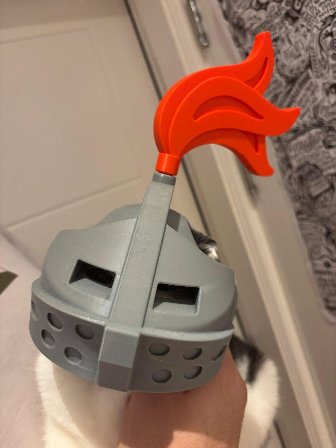 Knight Helmet for Cats With Moving Visor - One Size Fits Most - Etsy