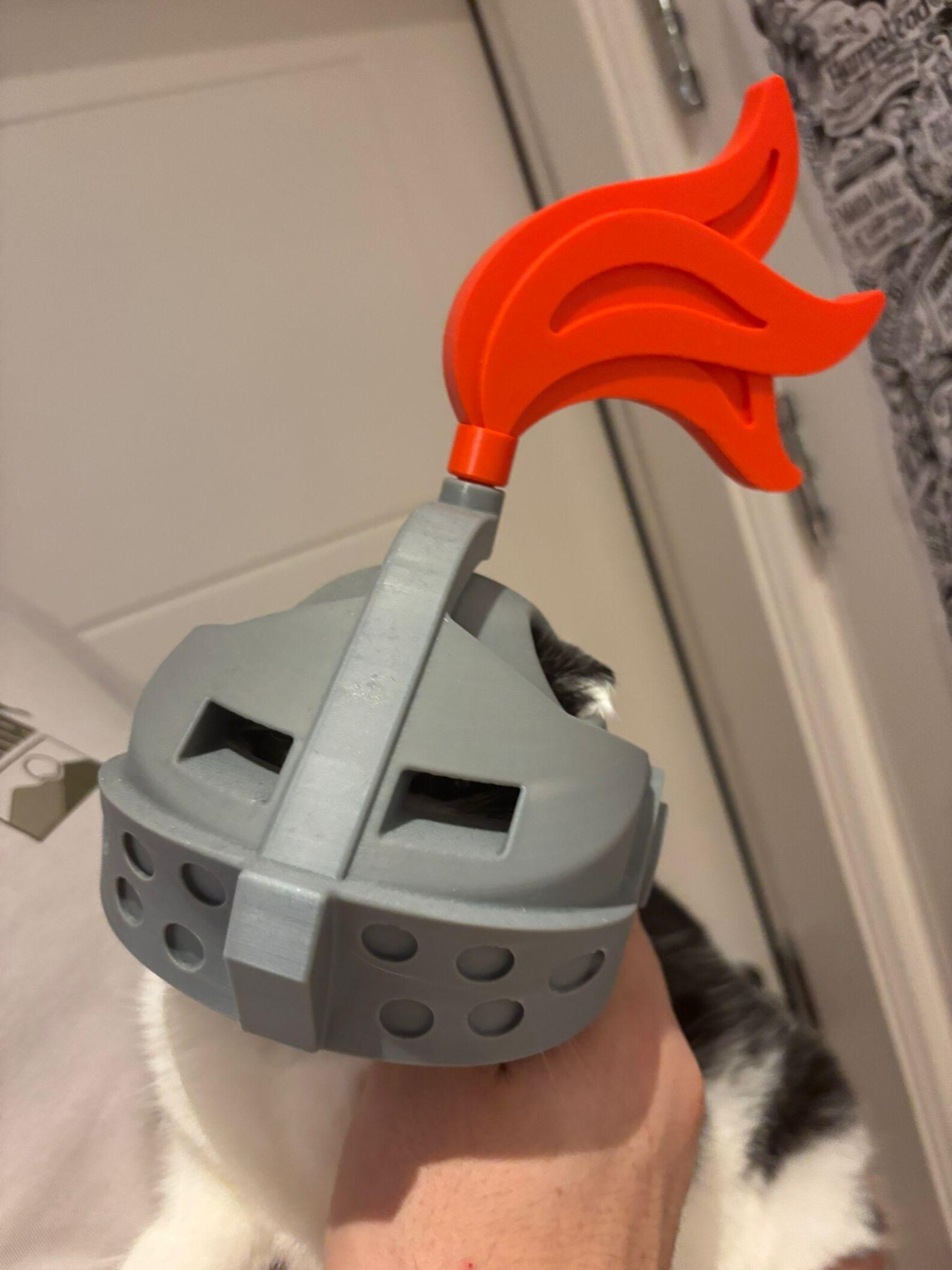 Knight Helmet for Cats With Moving Visor - One Size Fits Most - Etsy