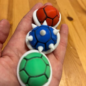 Mario Koopa Shell, Red Koopa Shell, Green Koopa Shell, Blue Koopa Shell ...
