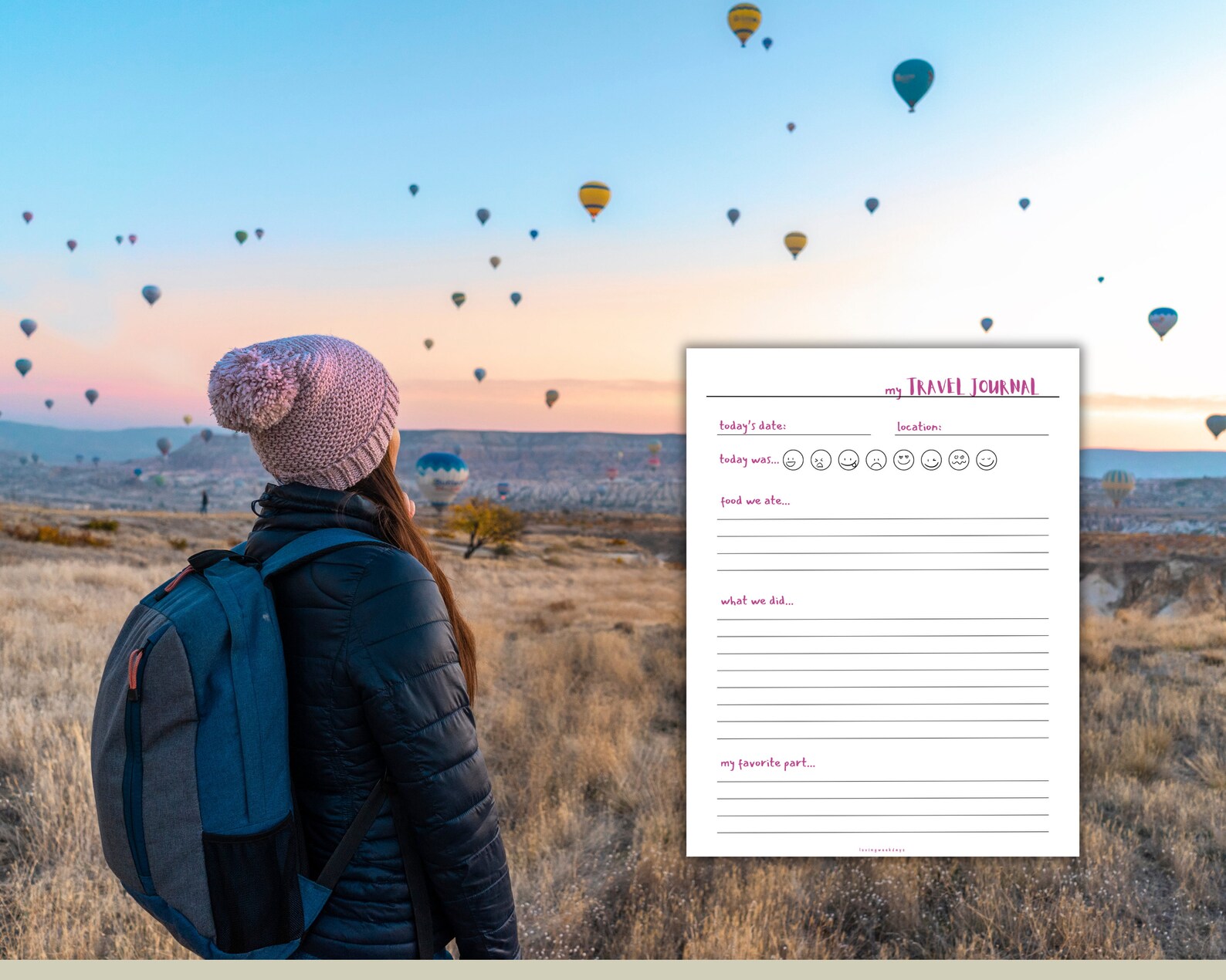 Kids Travel Journal Printable, Holiday Travel Journal, Kids Travel ...