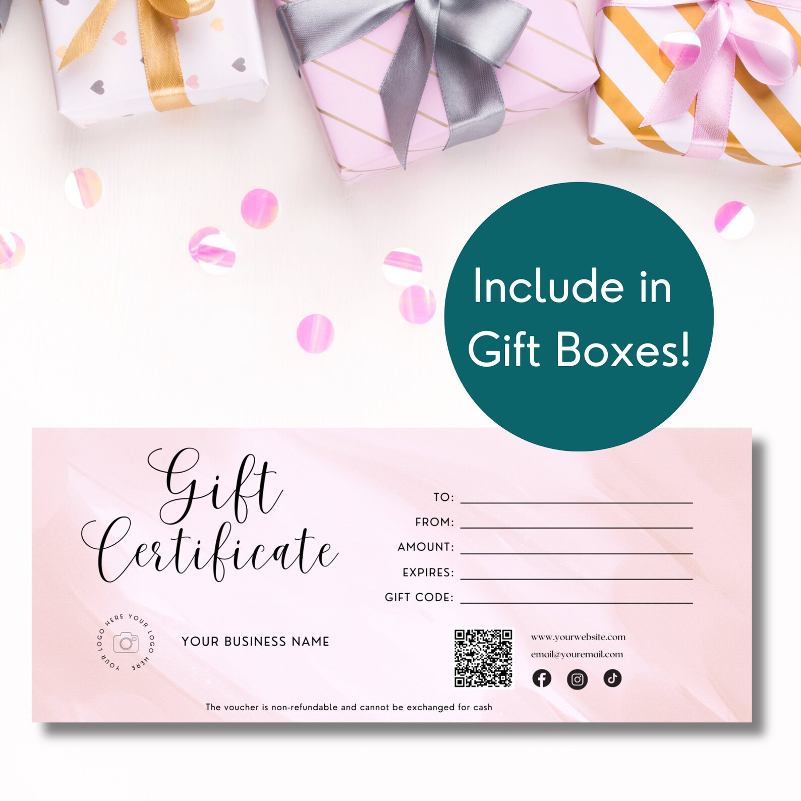 Editable Gift Certificates Template, Father's Day Gift Certificate ...