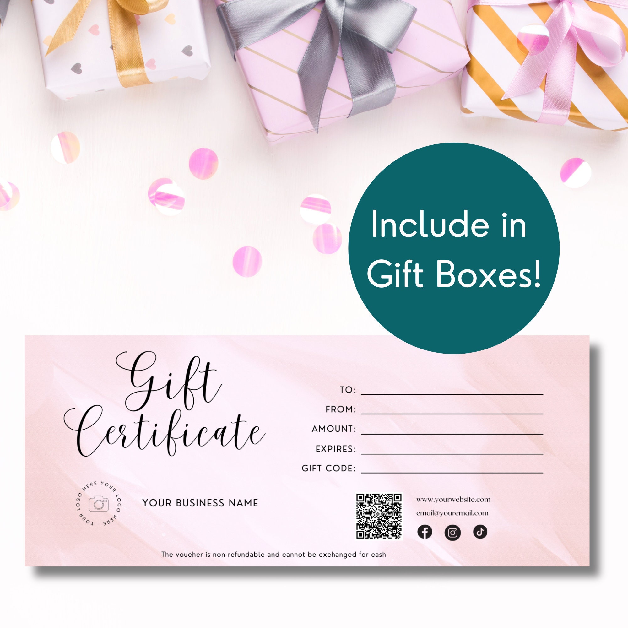 Editable Gift Certificates Template, Father's Day Gift Certificate ...